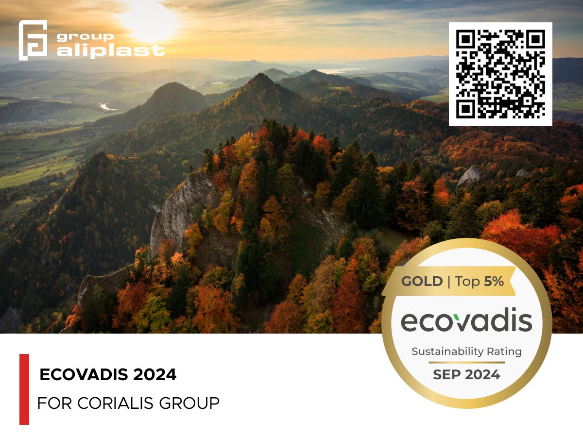 Corialis Group awarded Ecovadis 2024 Gold Medal - Aliplast Extrusion